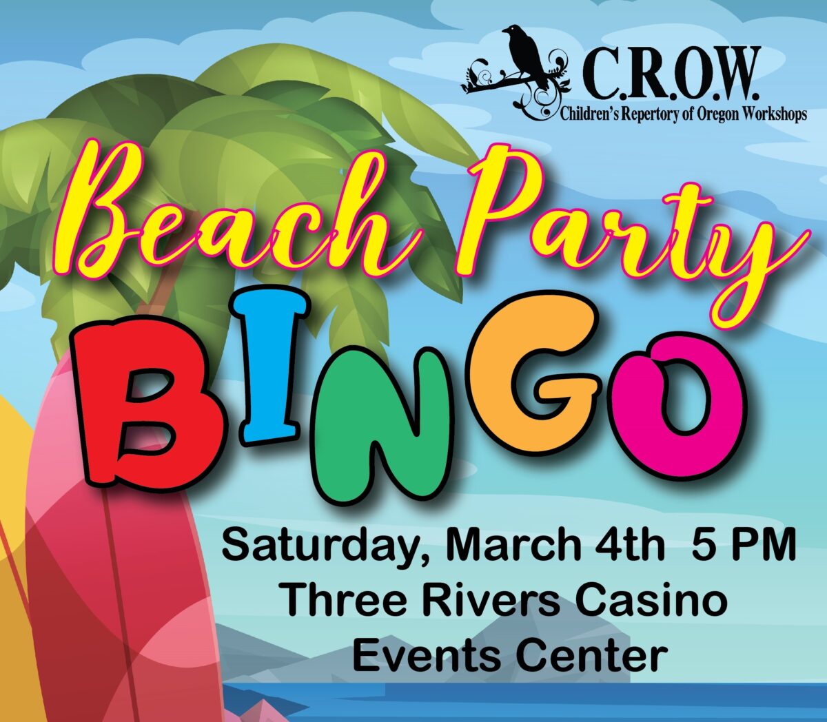 Sold out: Beach Party Bingo Fundraiser for Kids in the Arts! – RiverCal ...
